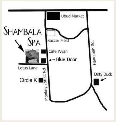 contact info Shambala Spa: Best Spa and Massage in Ubud, Bali